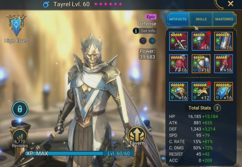 Tayrel Champion Guide | Raid Shadow Legends