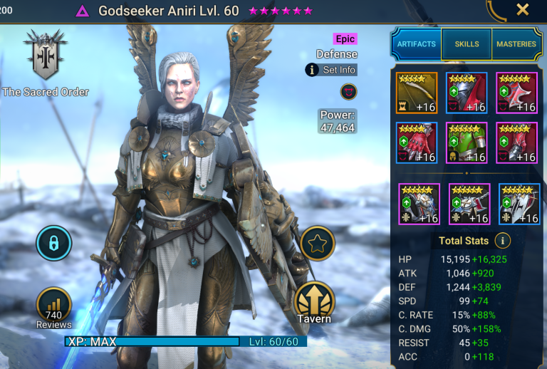 Godseeker Aniri Champion Guide | Raid Shadow Legends