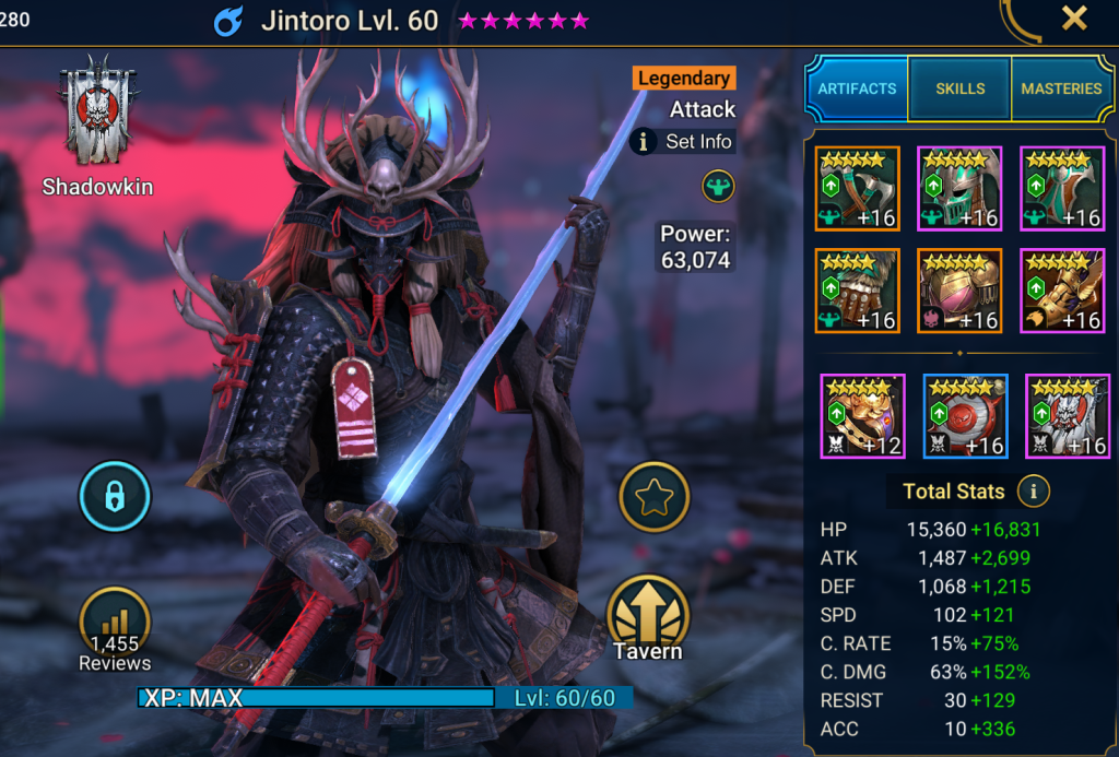 Jintoro Champion Guide | Raid Shadow Legends