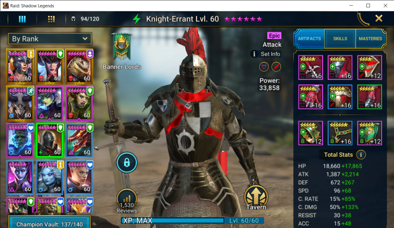 Knight Errant Champion Guide | Raid Shadow Legends