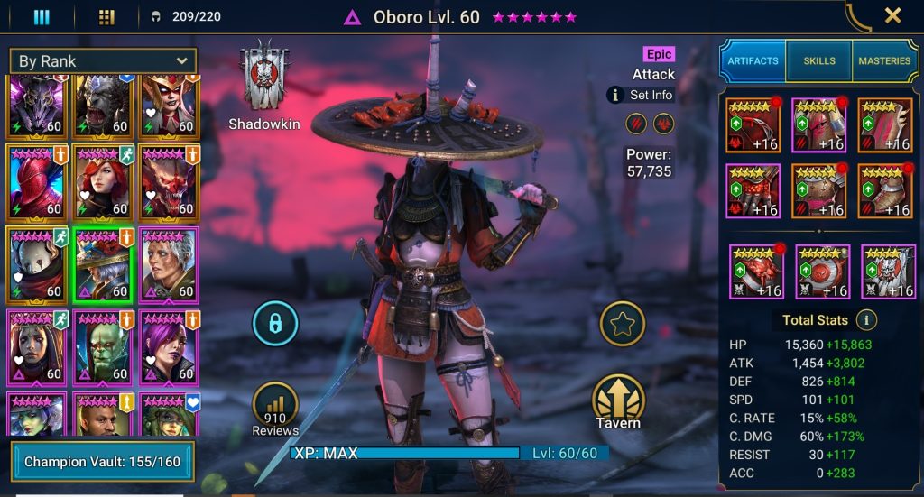 Oboro Champion Guide | Raid Shadow Legends