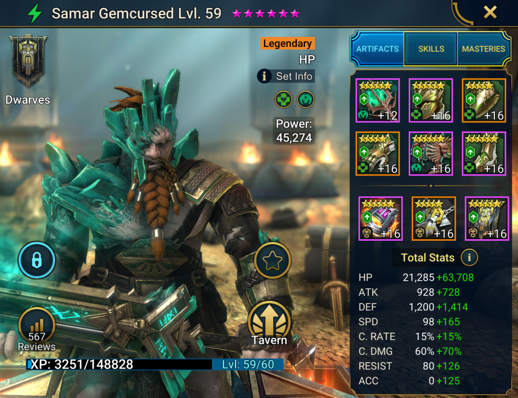 Samar Gemcursed Champion Guide | Raid Shadow Legends