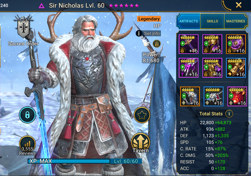 Sir Nicholas Champion Guide | Raid Shadow Legends