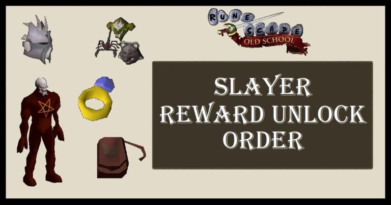 OSRS Best Slayer Reward Unlock Order