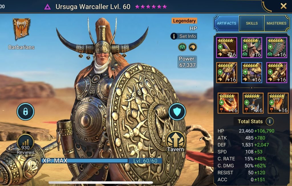 Ursuga Warcaller Champion Guide | Raid Shadow Legends