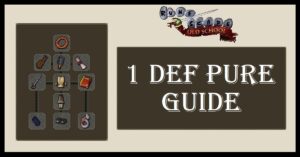 OSRS 1 Defence Pure Guide | Quest & Item Reqs